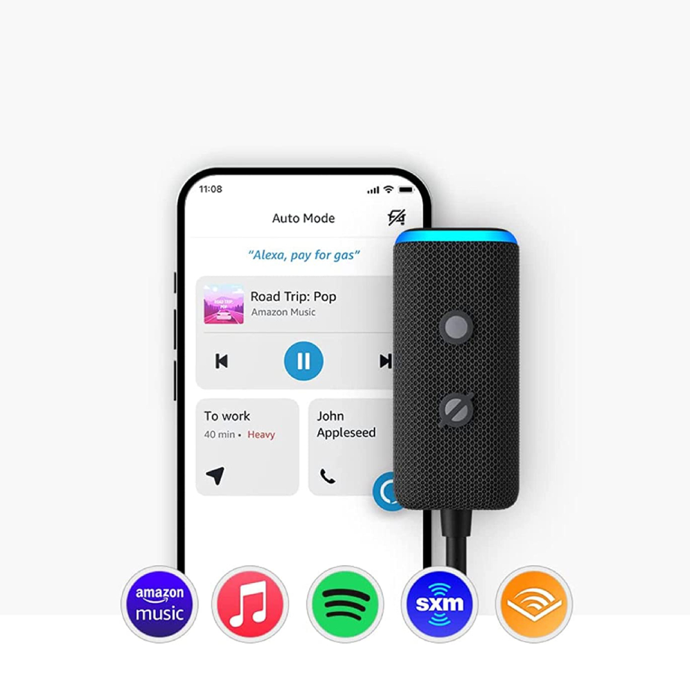 Голосовой помощник для автомобилей. Amazon Echo Auto 2nd Gen купить в ...